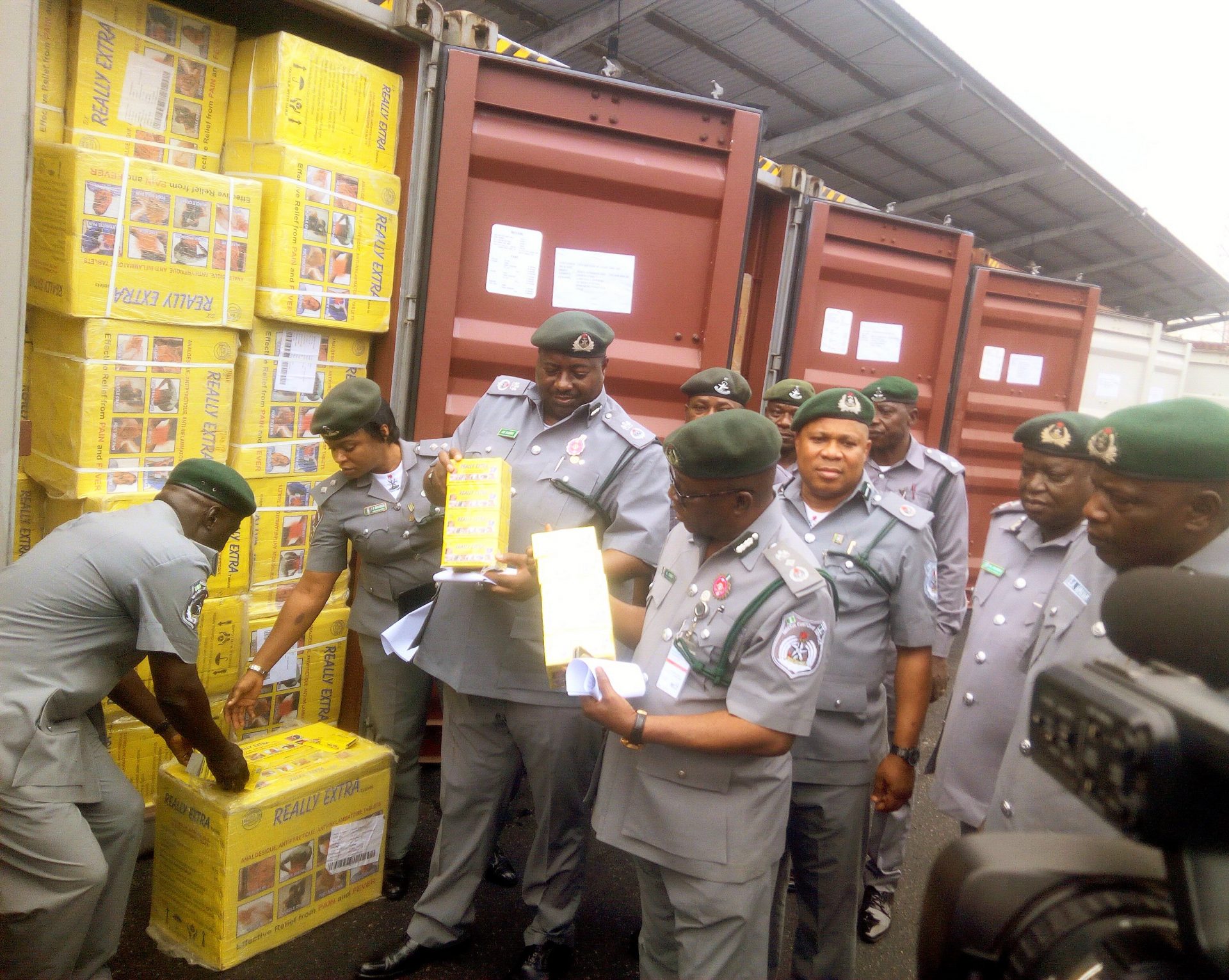 Nigeria Customs seize nine containers with Tramadol valued at N3bn ...