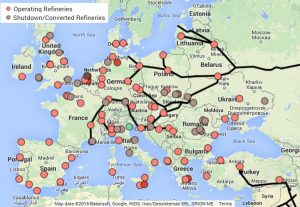 Fuel consumption tumbles, as OPEC signals tougher times for European refiners