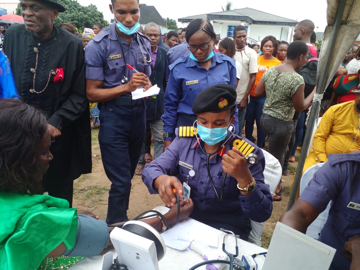 Navy organises free medical outreach for Rivers community