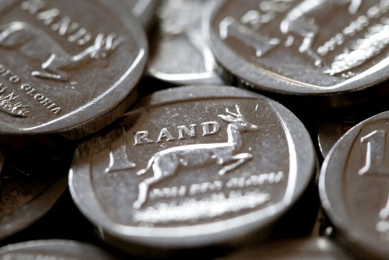 South African rand slips in early trade