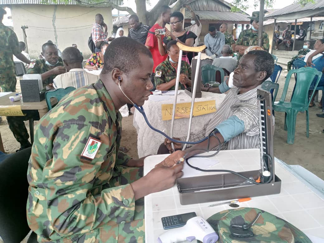 Nigerian Army provides water, free medicals to Rivers communities