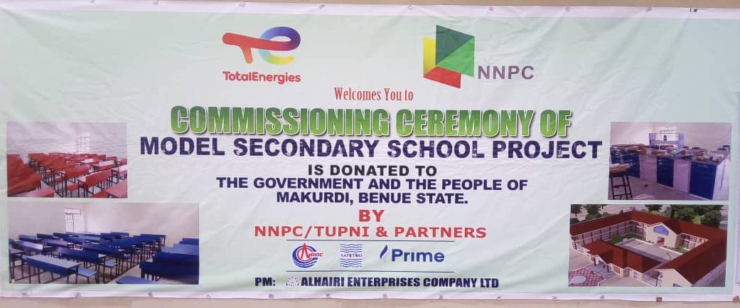 OML130 partners commission a model secondary school project in Makurdi