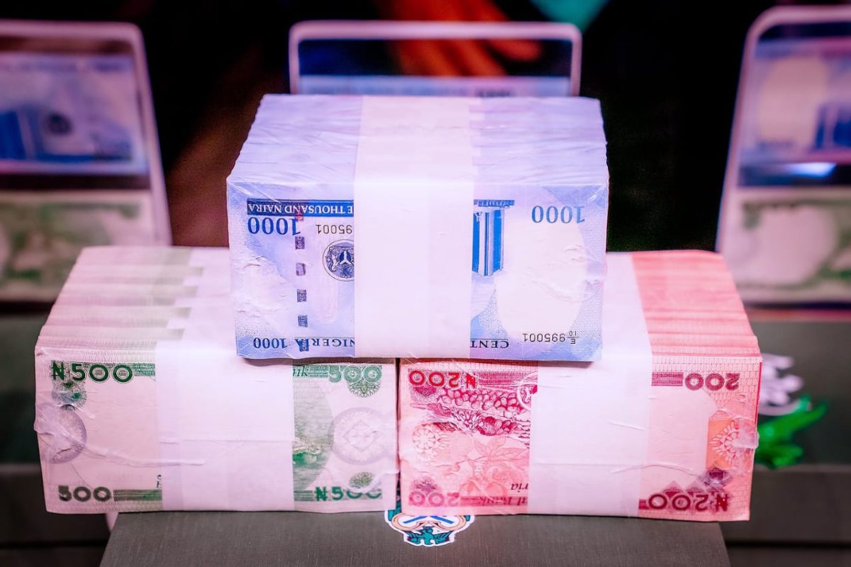 New Naira notes a rare sight on first day of circulation