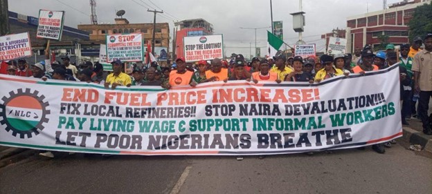 Labour, civil society protest in Rivers, lament fuel importation ...