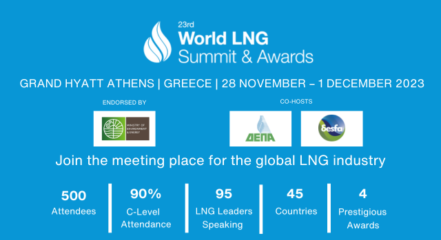 23rd World LNG Summit & Awards returns to Athens
