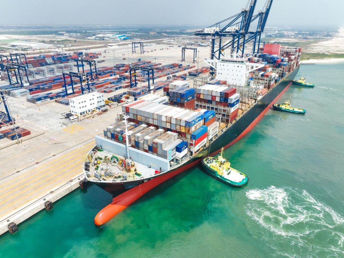 Lekki Deep Seaport berths largest container vessels