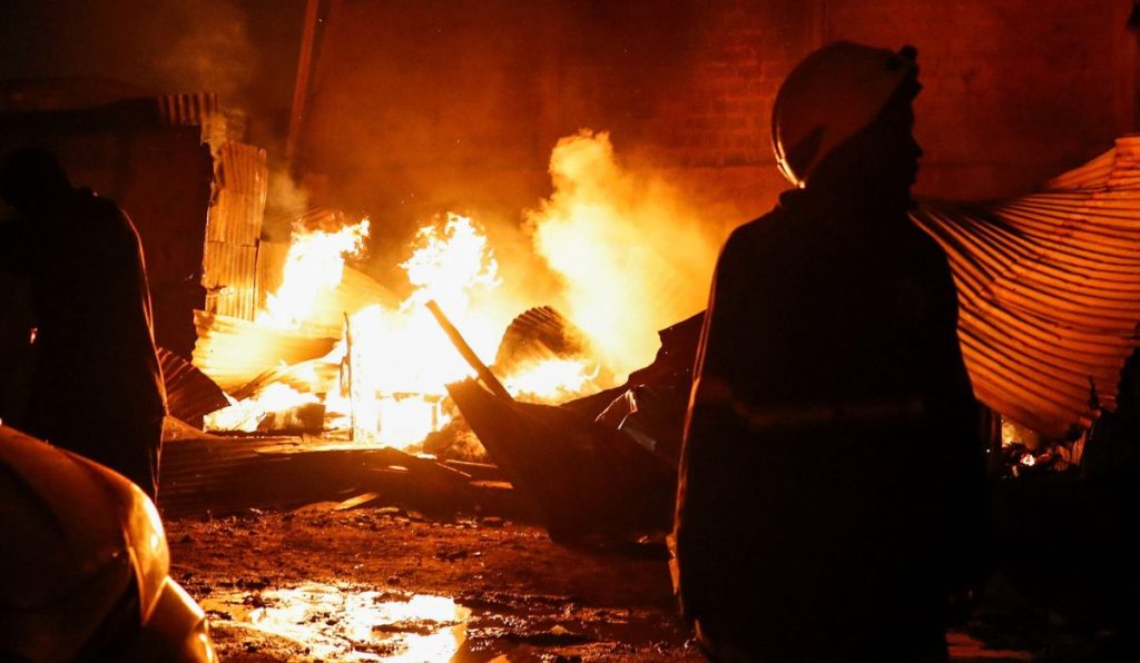 Kenya gas truck explosion torches Nairobi cylinder depot, kills 3