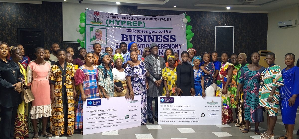 HYPREP empowers Ogoni nano-businesses with N4m grant