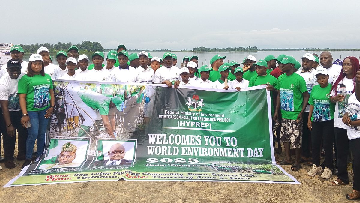 HYPREP marks WED with youth-led campaign against plastic pollution in Ogoni