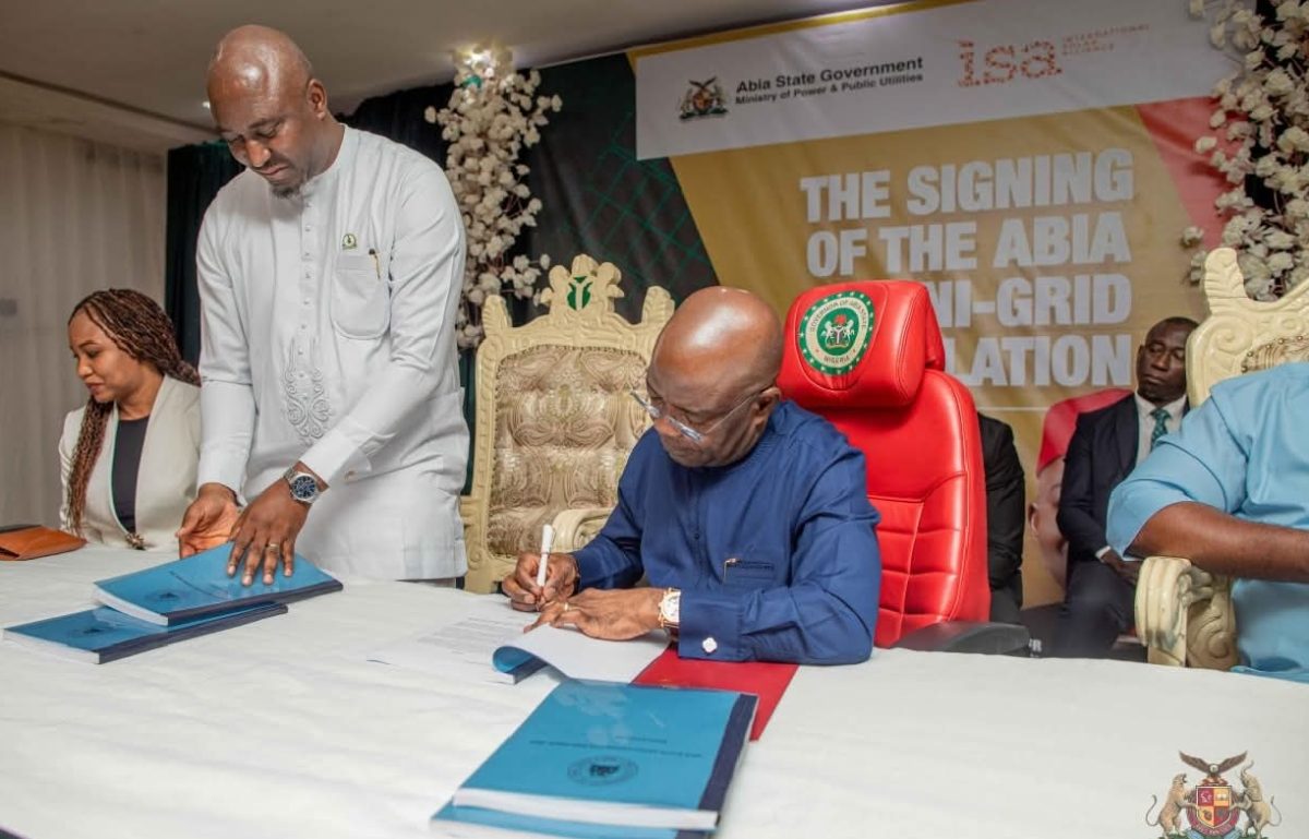 Abia signs mini grid regulation, opens state’s electricity market to ...