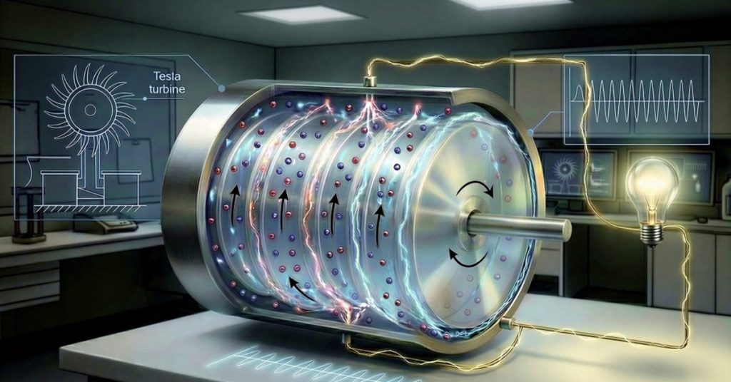 Tesla turbine–inspired generator produces high-voltage electricity from ...