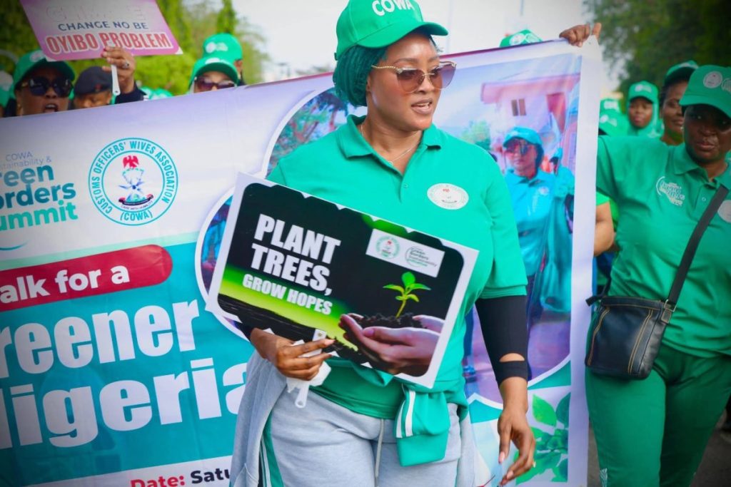 Customs boss backs COWA's nationwide green initiative, tree planting